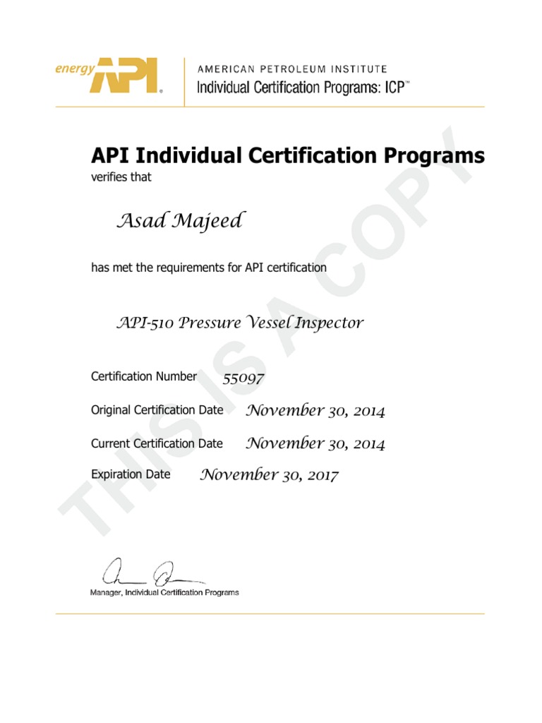 Api 510 PDF | PDF