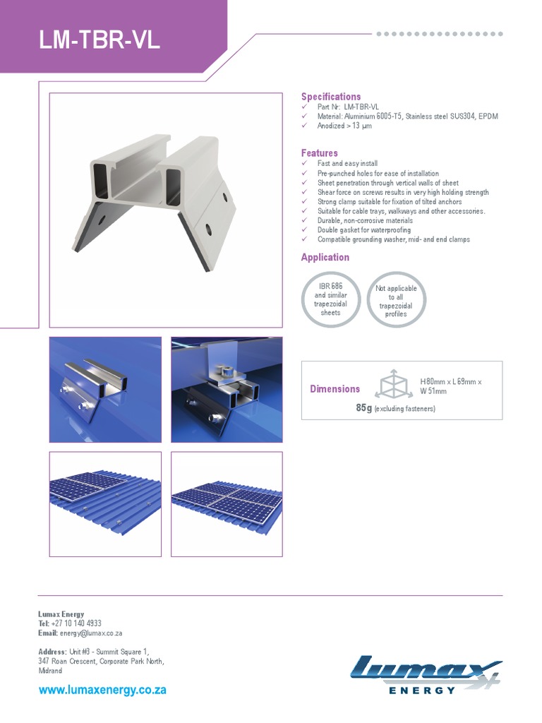 Lumax Energy LM TBR VL | PDF