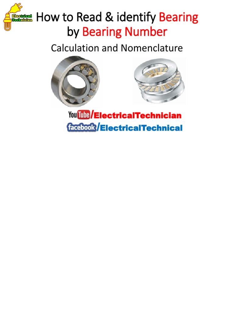 How To Read & Identify Bearing by Bearing | PDF | Consumer Goods | Machines