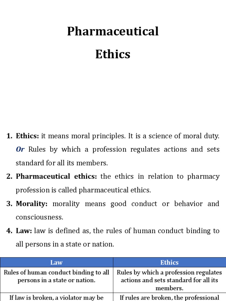 5 Pharmaceutical Ethics | PDF | Pharmacy | Medical Prescription