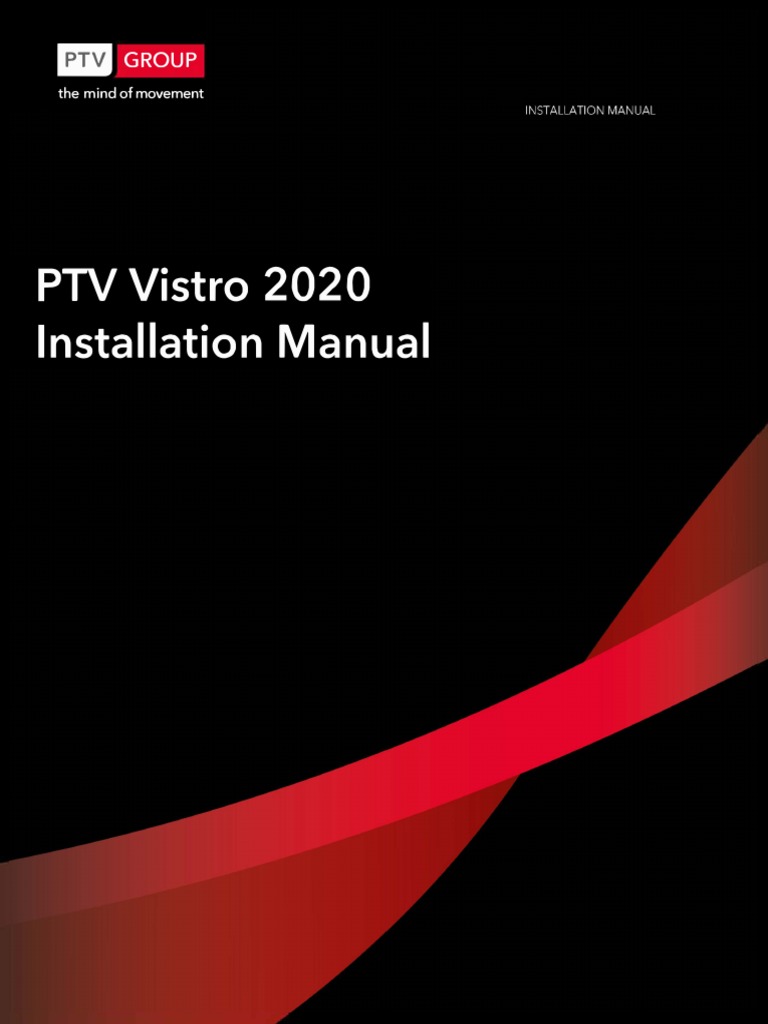 PTV Vistro 2020 Installation Manual: Group | PDF
