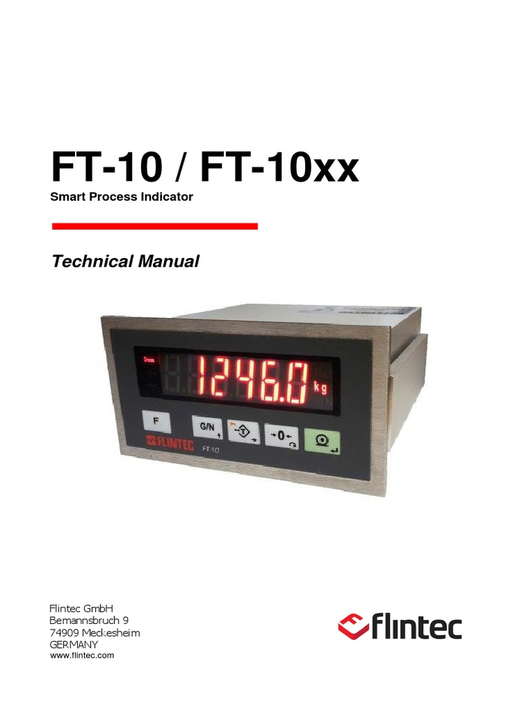 FT 10 Indicator Manual en | PDF | Network Topology | Power Supply