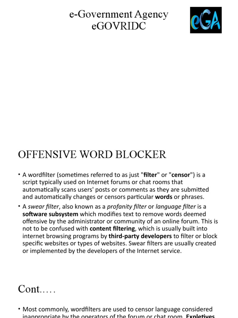 Offensive Word Blocker | PDF | Computers