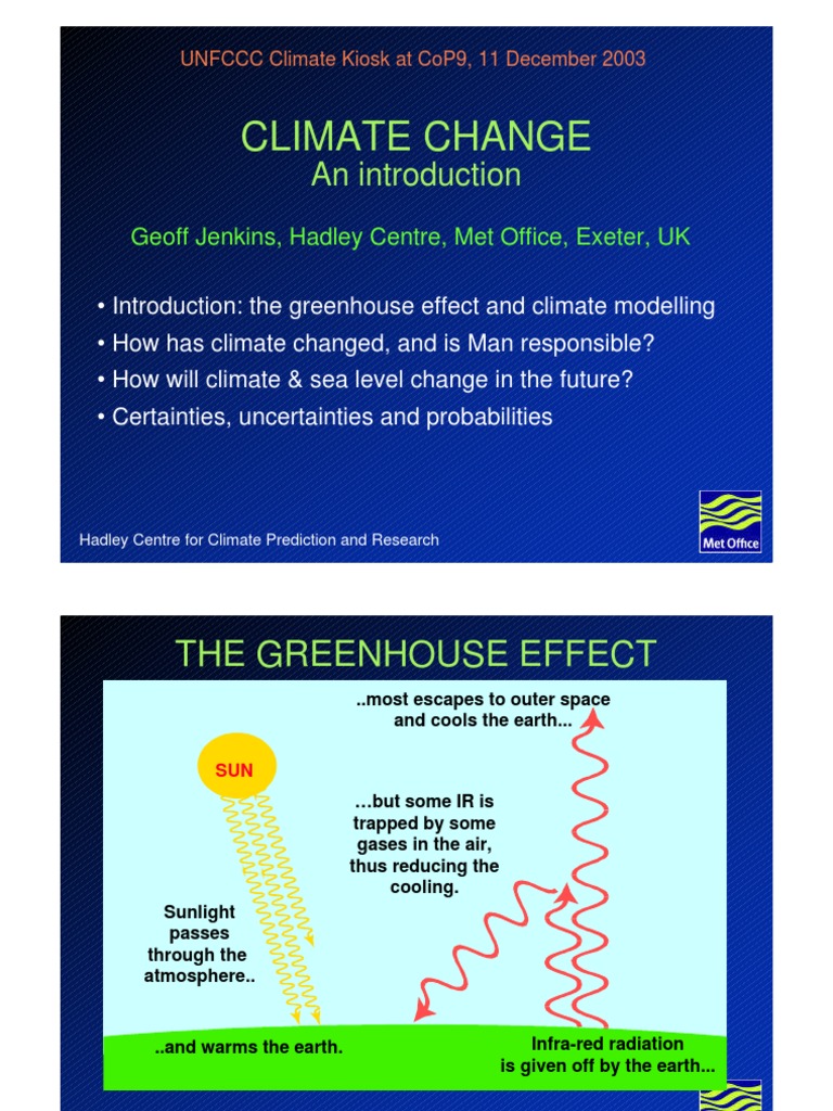 Climate Change | Download Free PDF | Global Warming | Greenhouse Gas