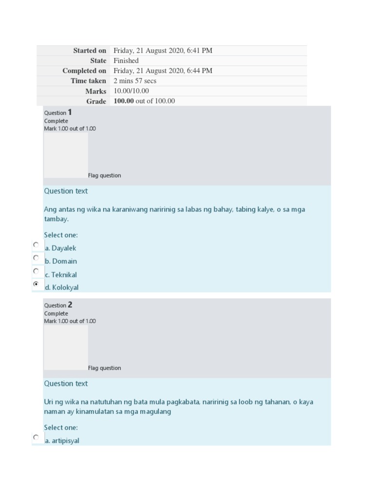Kritikal Na Pagbasa Pagsulat Prelim Q1 PDF | PDF