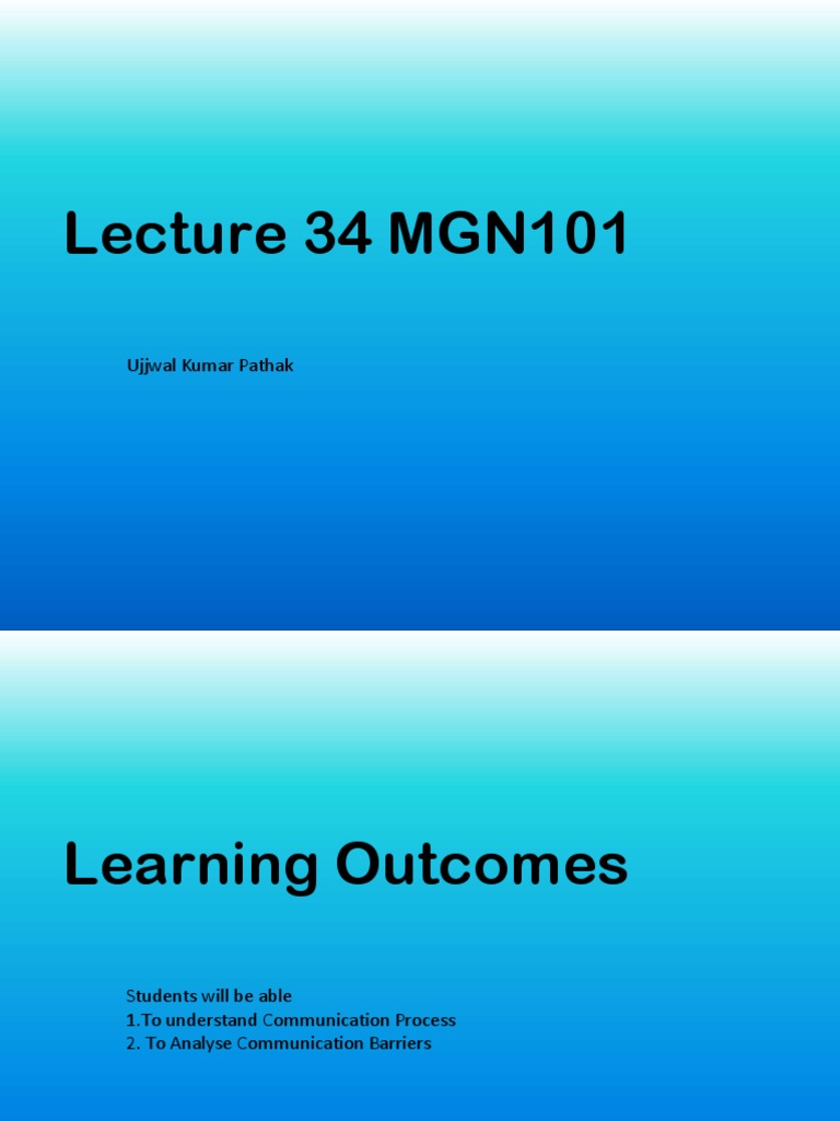 CH Communication | PDF | Nonverbal Communication | Body Language