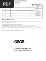 Tredz Returns Form A4 v28b RB Web | PDF | Mail | Consumer Goods