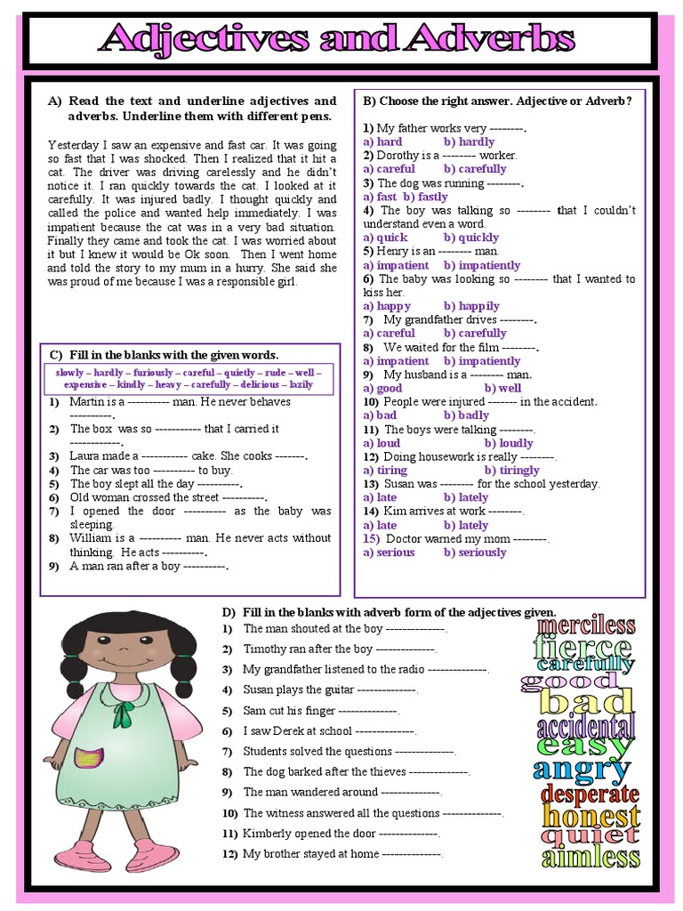 Adjectives and Adverbs | PDF | Adverb