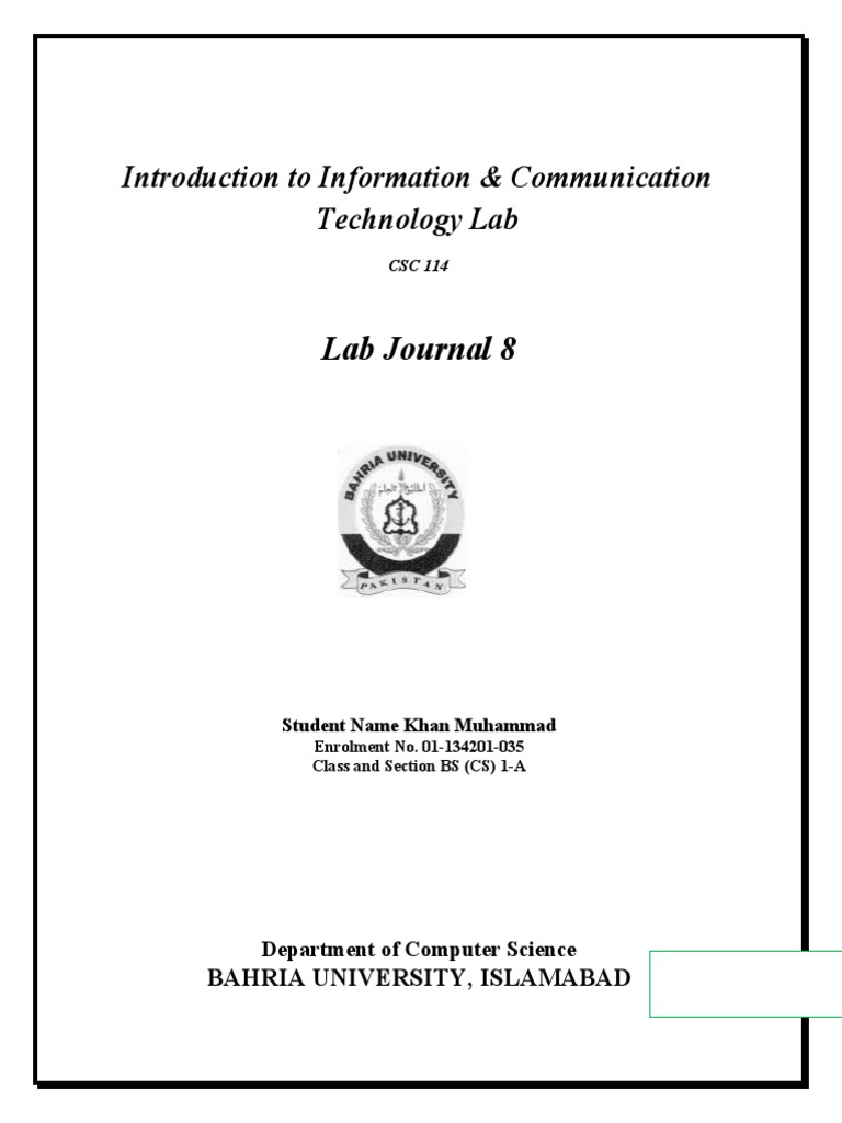 MS Access Lab Journal: School Database | PDF
