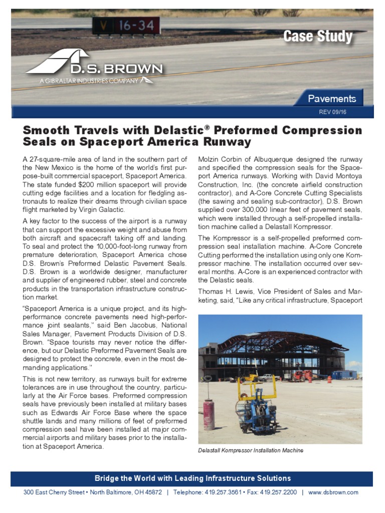 Case Study: Smooth Travels With Delastic Preformed Compression Seals On ...