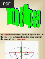 Ellipse Questions and Answers | PDF | Ellipse | Geometric Shapes