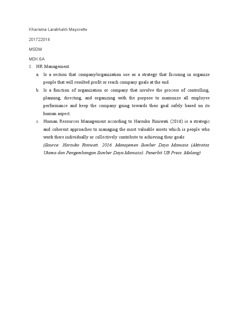 UTS ZKZK | PDF | Human Resource Management | Human Resources