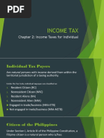 Classification of Individual Taxpayers | PDF | Taxpayer | Capital Gains Tax
