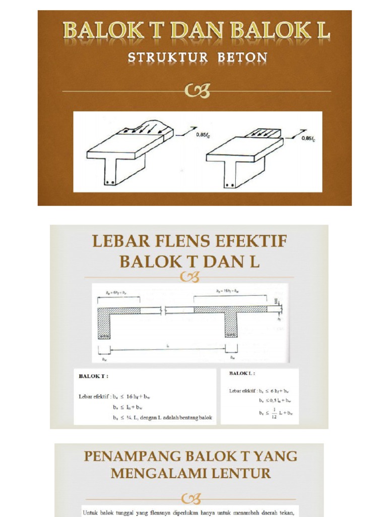 Kuliah 5 Balok T Dan Balok L | PDF