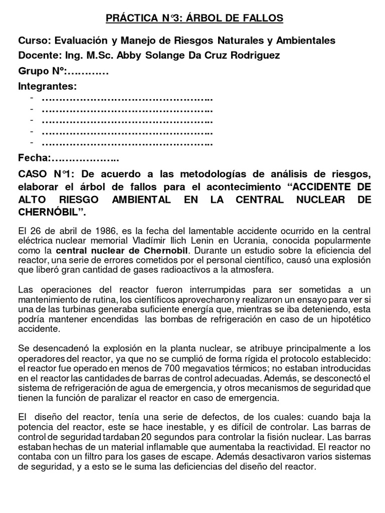 Practica N°3 Arbol de Fallos - 1 | PDF