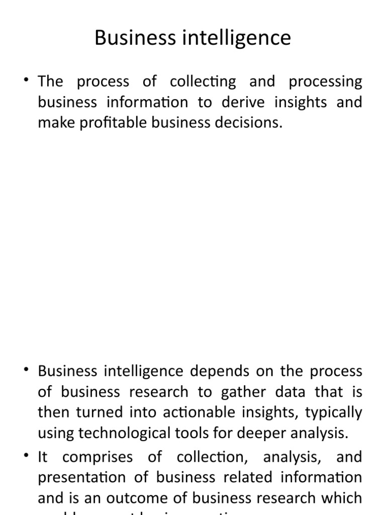 Business Intelligence | PDF | Business Intelligence | Data Warehouse
