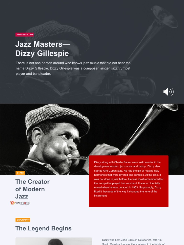 Jazz Masters-Dizzy Gillespie PDF | PDF | American Styles Of Music ...