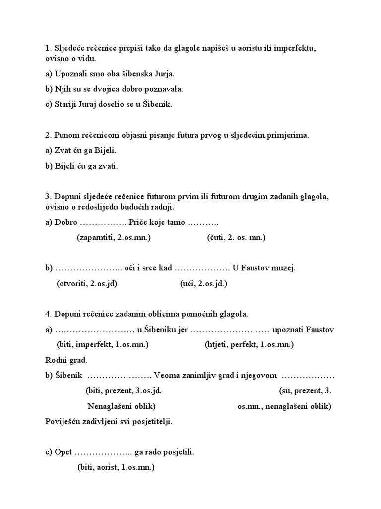 Zadaci Pred Ispit | PDF