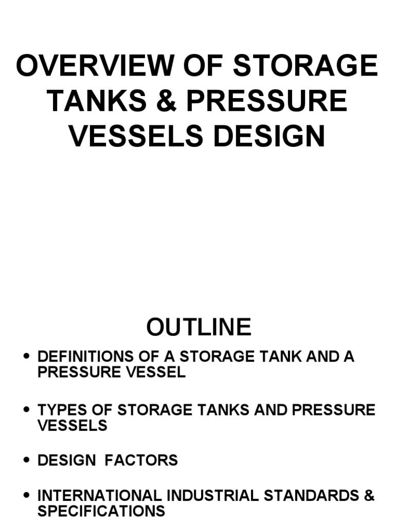 Storage Tanks & Vessels Design | PDF | Liquids | Materials