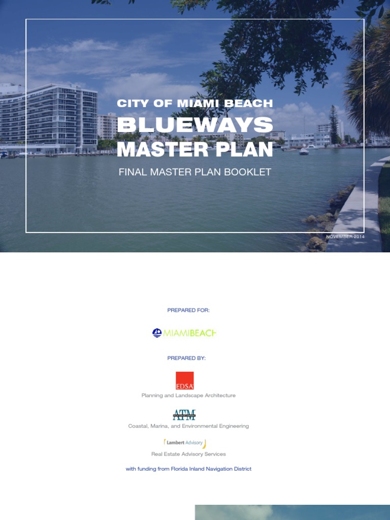 Miami Beach Blueways Master Plan | PDF | Cycling Infrastructure | Design