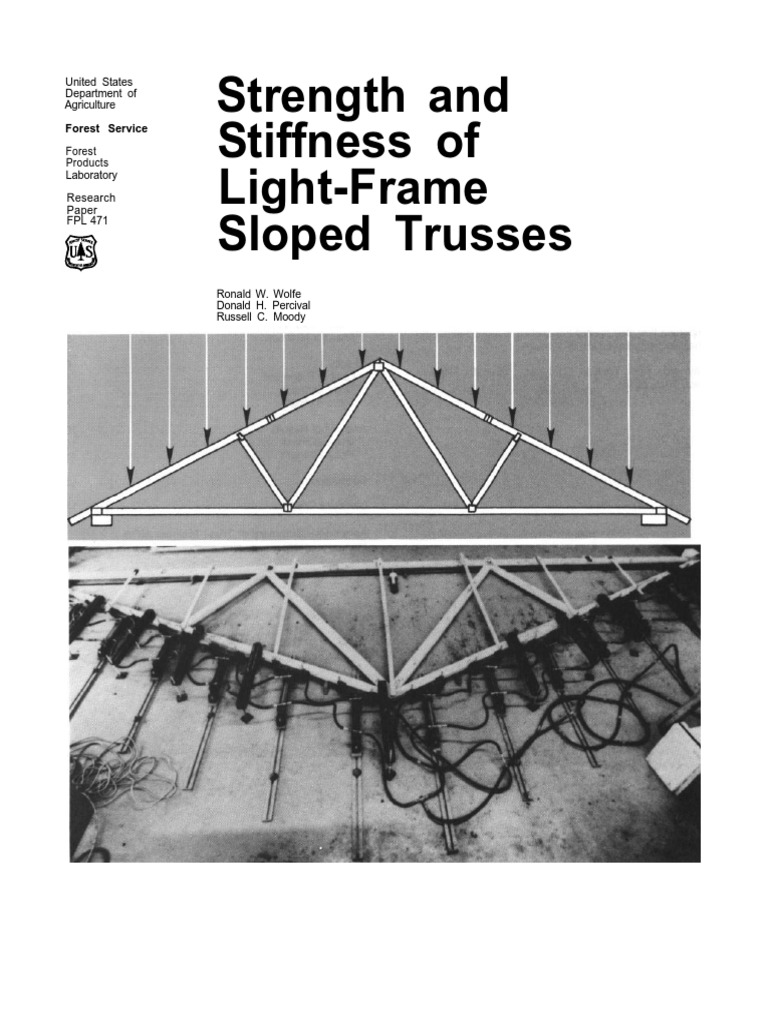 fplrp471 PDF | PDF | Truss | Strength Of Materials