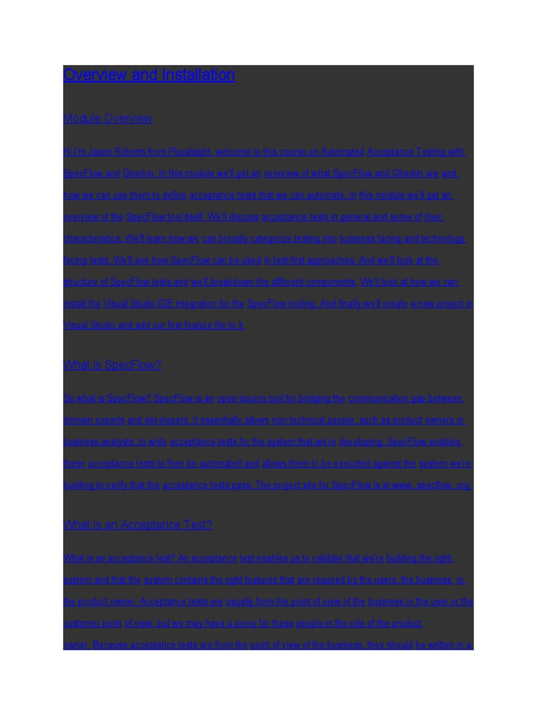 Overview and Installation | PDF | Microsoft Visual Studio | Database Index