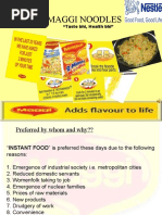 Product Life Cycle of Maggi | PDF | Nestlé | Nutrition