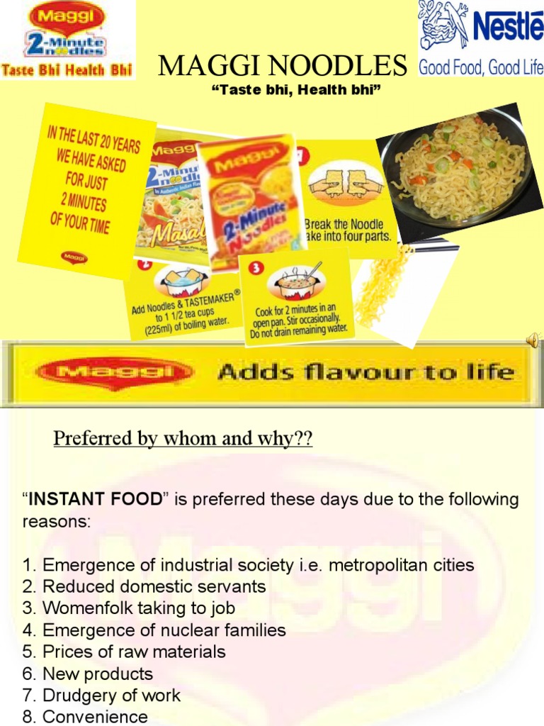 Maggi Marketing Project | PDF | Market Segmentation | Nestlé