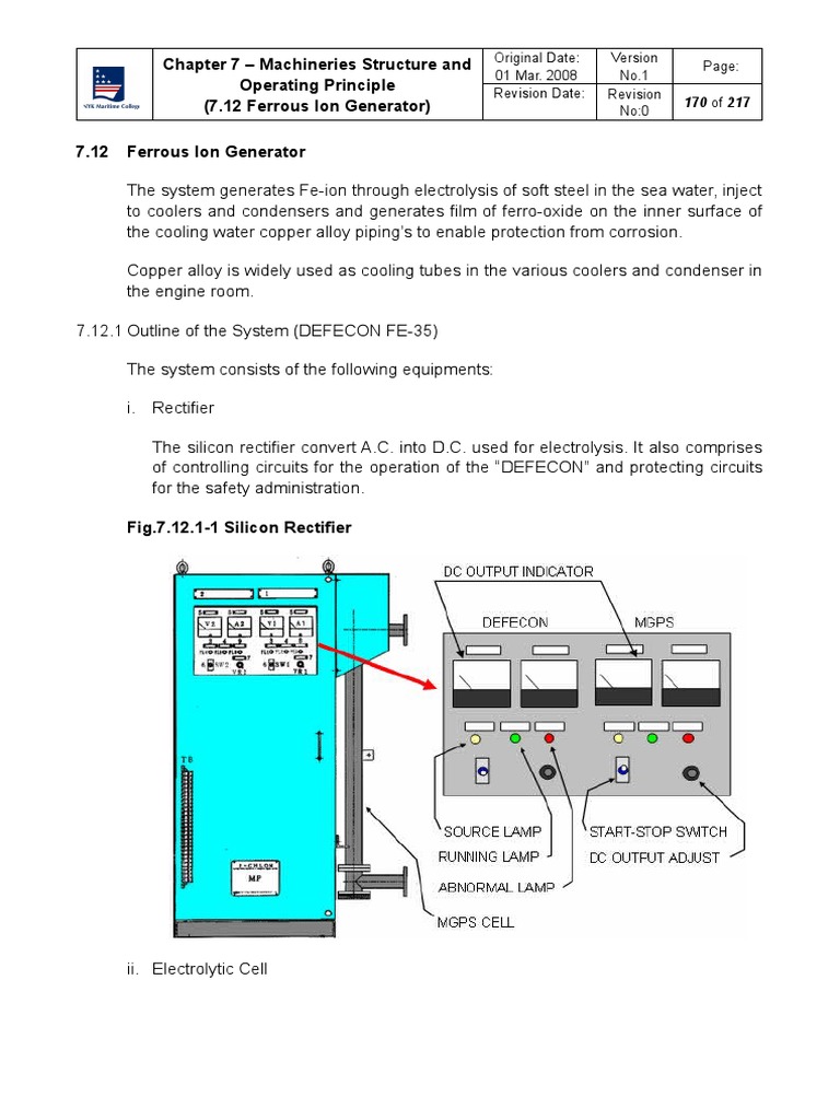 7.12 NYK Engine Cadet Course Handouts (FEIon) | PDF | Flow Measurement ...
