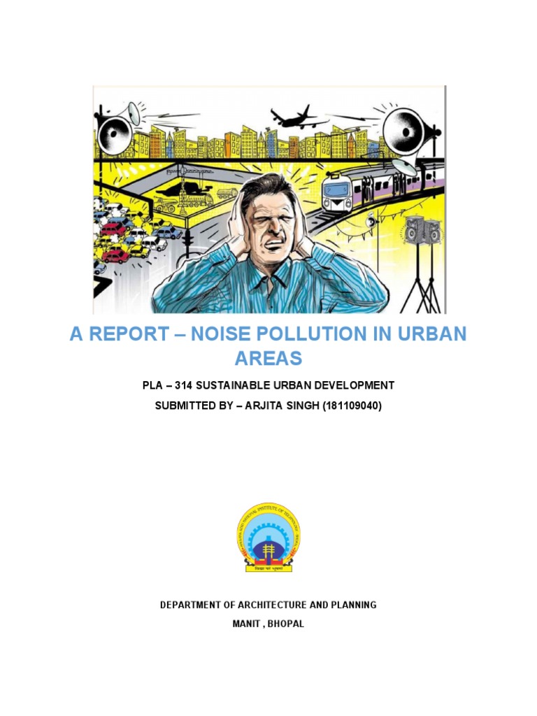 A Report - Noise Pollution in Urban Areas | PDF | Road | Pollution