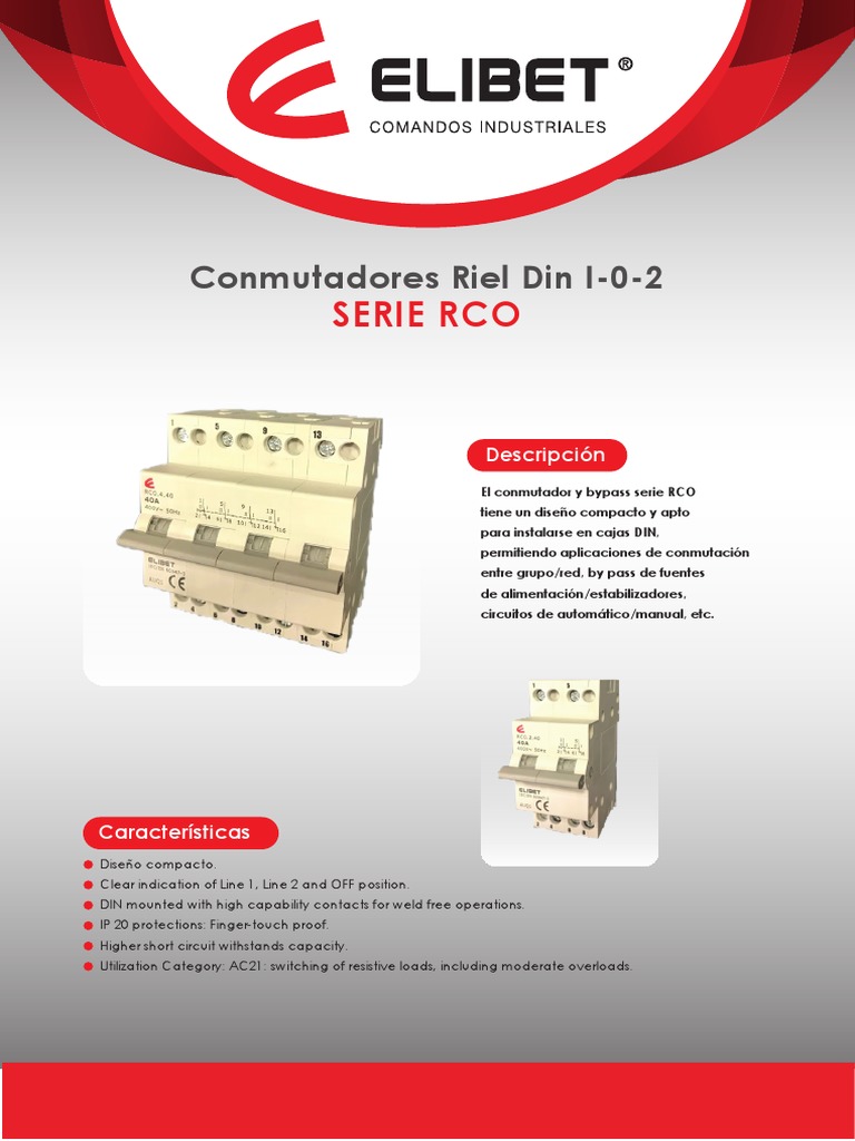 Folleto ELIBET RCO 230720 v2 | PDF