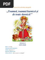 Proiect Didactic Toamna Grupa Mica-1 | PDF