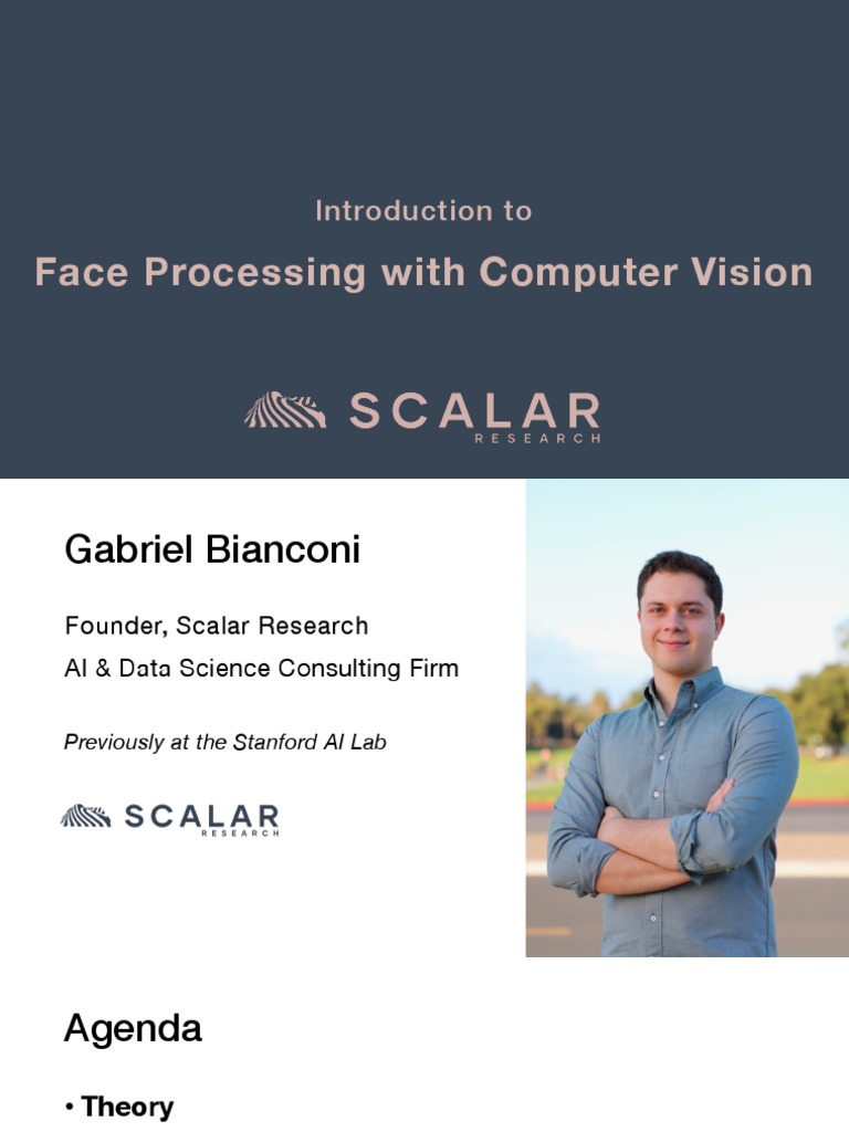 Introduction To Face Processing With Computer Vision | PDF | Biometrics ...