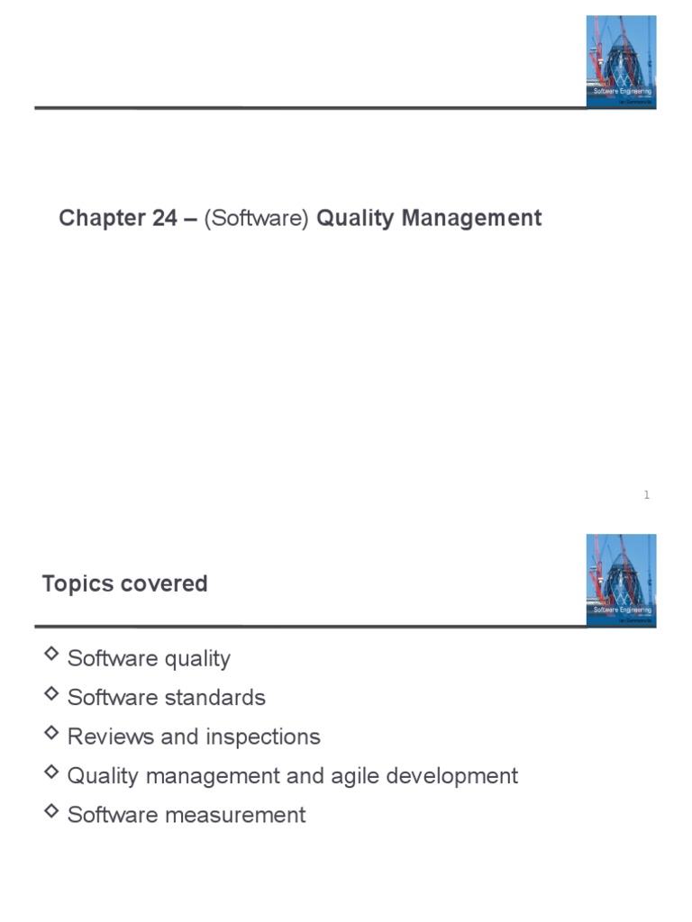 Ch24 Quality Management PDF | Download Free PDF | Inheritance (Object ...