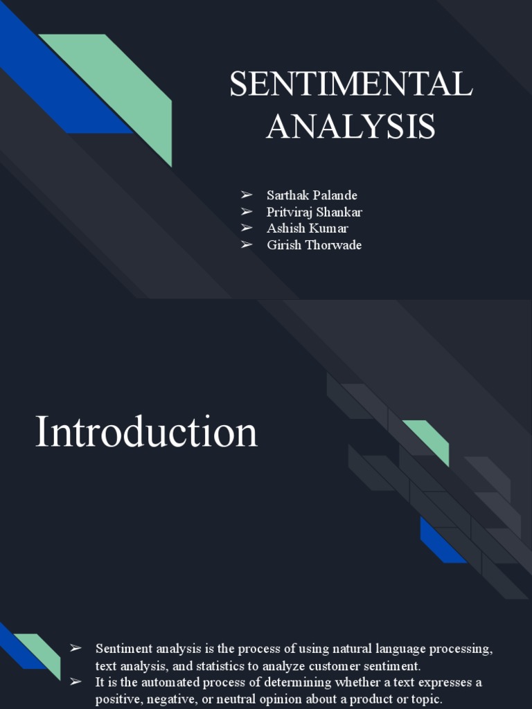 Sentimental Analysis Final Year Project | PDF | Machine Learning | Artificial Intelligence