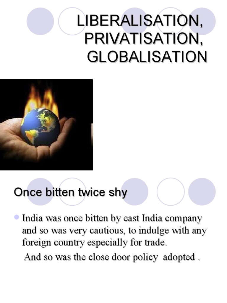Liberalisation, Privatisation, Globalisation | PDF | Balance Of Trade | Devaluation