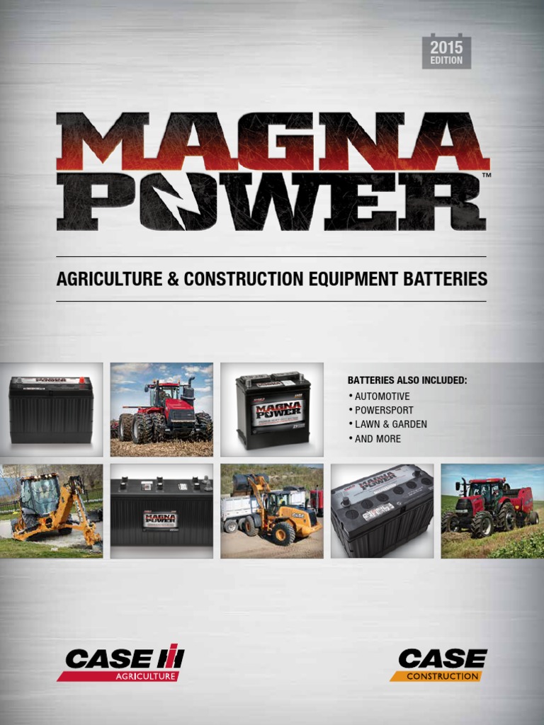 Battary For Case - Exide | PDF | Loader (Equipment) | Tractor