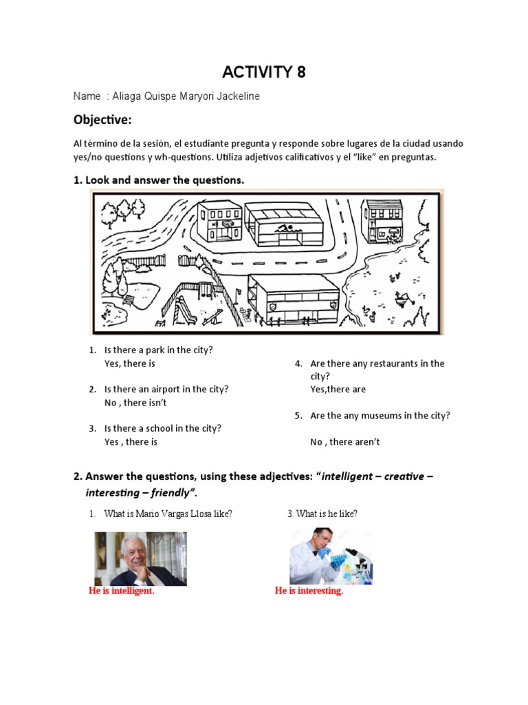 Activity 8: Objective | PDF