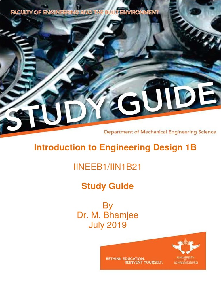 IINEEB1 - IIN - 1B21 - Intro - To - Engineering - Design - 1B - Study ...