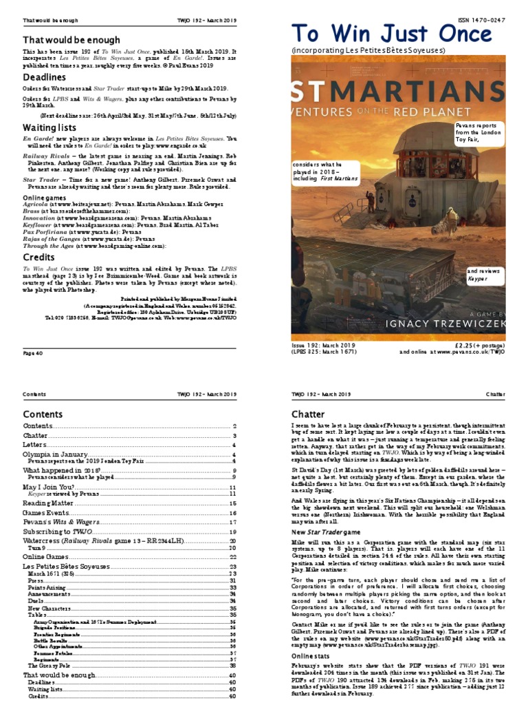 To Win Just Once: That Would Be Enough | PDF | Nature