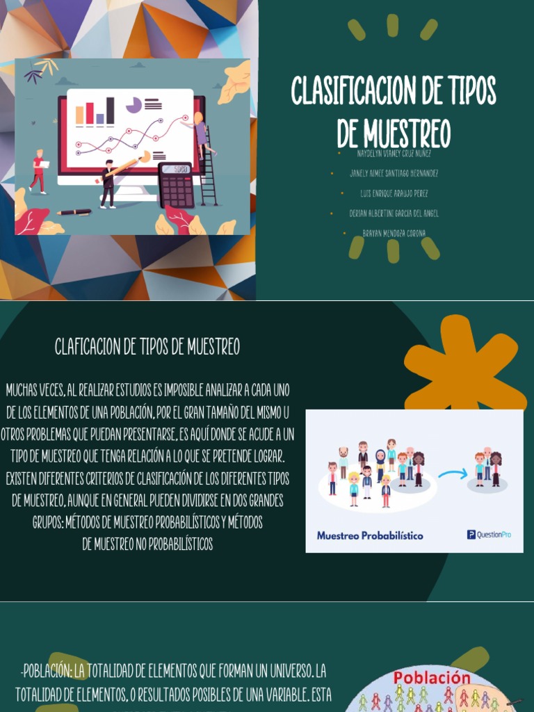 Clasificacion de Tipos de Muestreo | PDF | Muestreo (Estadísticas ...
