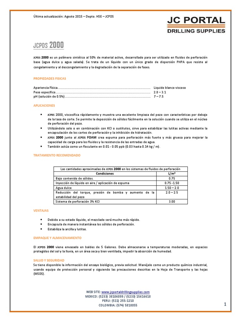 JCPDS 20001 PDF | PDF | Agua | Materiales