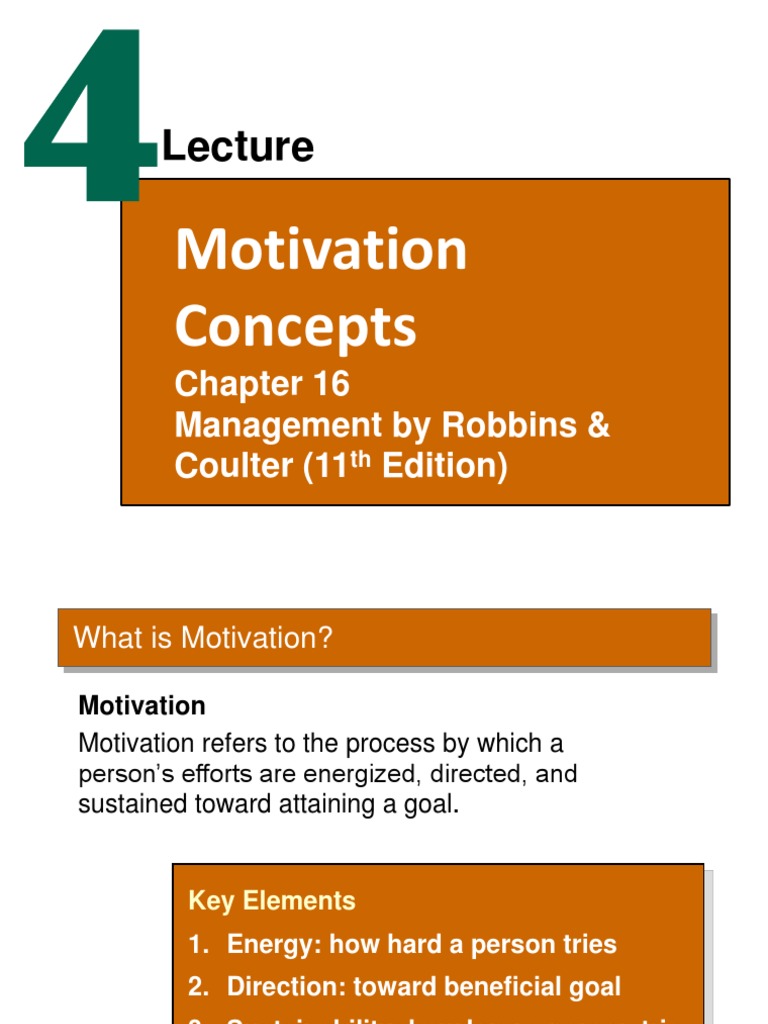 Motivation Concepts PDF | PDF | Motivation | Motivational