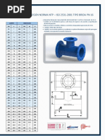 Ficha Tecnica - Valvula Compuerta Bridada Con Elastomero | PDF | Agua | Materiales