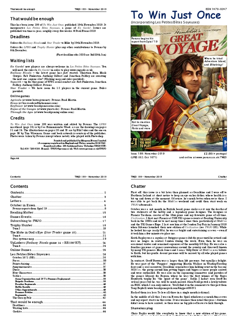 To Win Just Once: That Would Be Enough | PDF | Leisure | Unrest