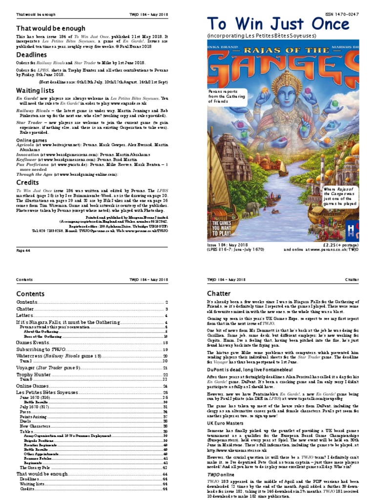 To Win Just Once: That Would Be Enough | PDF | Leisure | Nature