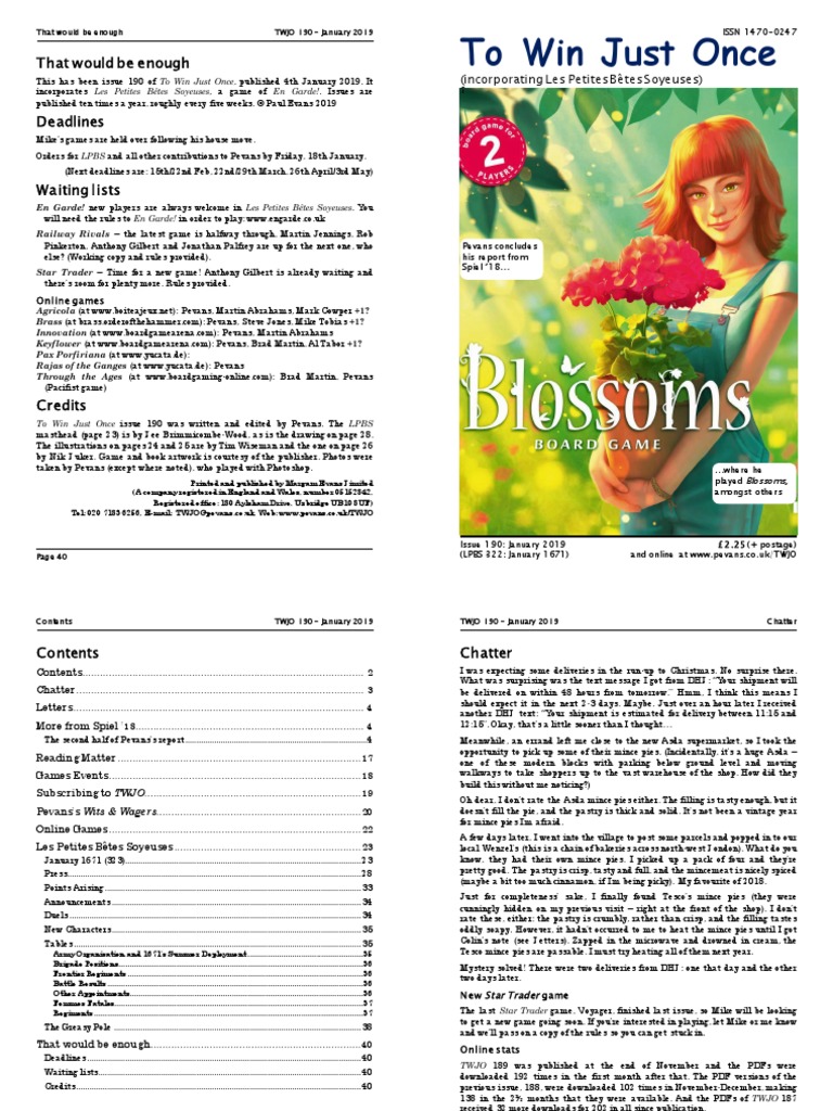 To Win Just Once: That Would Be Enough | PDF | Role Playing Games | Leisure