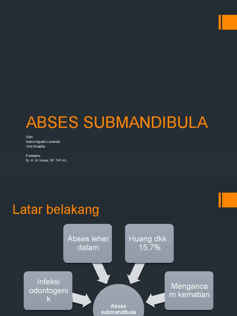 PPT Abses Submandibula | PDF