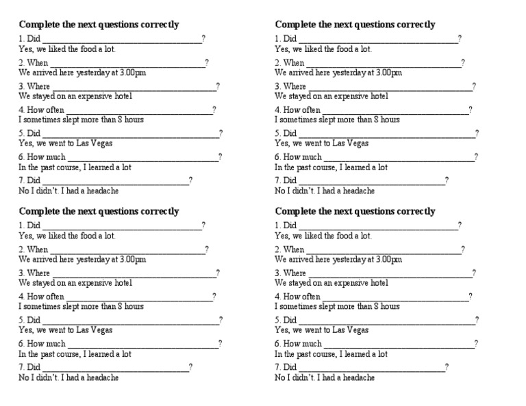 Complete The Next Questions Correctly Complete The Next Questions ...
