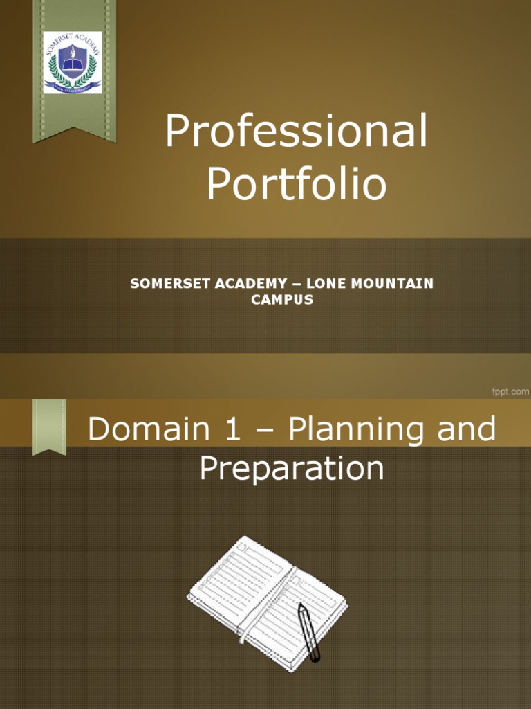 Powerpoint Professional Portfolio Outline | PDF